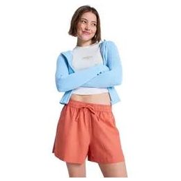 Bermudas Roxy "Lekeitio Break", Damen, Gr. XXL, apricot brandy, Obermaterial:55% Leinen, 45% Viskose;, Hosen Bermudas