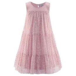 Sommerkleid happy girls "M&auml;dchenkleid", M&auml;dchen, Gr. 98, EURO-Gr&ouml;&szlig;en, dusty rose, Stoff, 100% Polyester, normal, Kleider Sommerkleid