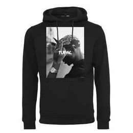 Mister Tee Hoodie MERCHCODE "Merchcode Herren 2Pac F*ck the World Hoody", Herren, Gr. 3XL, schwarz, 65% Baumwolle, 35% Polyester, bedruckt, Sweatshirts Hoodie