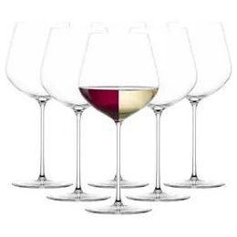 Schott Zwiesel Weinglas ZWIESEL GLAS "Allround Weingl&auml;ser VUELO 640 ml 6er Set transparent", bunt (transparent), B:10,5cm H:22,6cm &Oslash;:10,5cm, Glas, Trinkgef&auml;&szlig;e, Weinglas, Sp&uuml;lmaschinengeeignet