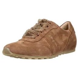 Schn&uuml;rschuh Paul Green "Paul Green Sneaker Veloursleder", Damen, Gr. 42, braun, Veloursleder, Schuhe Schn&uuml;rschuh, Topseller