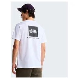 T-Shirt The North Face "M EVOLUTION BOX NSE REGULAR SHORT SLEEVE", Herren, Gr. XXL, tnf wei&szlig;, Obermaterial: 100% Baumwolle, Shirts T-Shirt, normale Passform, Kurzarm, aus Baumwollmischjersey