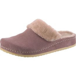 MUBB Damen Pantoffel rosenholz Gr&ouml;&szlig;e 37