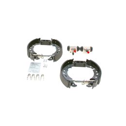 Bosch Bremsbackensatz KIT SUPERPRO 0 204 114 708 hinten rechts links vormontiert 20,64mm f&uuml;r RENAULT MERCEDES-BENZ SMART 4534230010 A4534230010 440A01