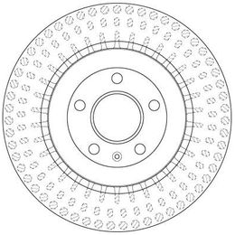 TRW Bremsscheibe DF6175S bel&uuml;ftet 330mm f&uuml;r SKODA VW AUDI PORSCHE 4H0615601D 8W0615601E 4H0615601H