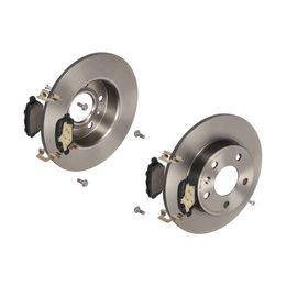 Brembo Bremsensatz, Scheibenbremse 1420-53604 hinten rechts links voll 264mm f&uuml;r KIA GENERAL MOTORS SATURN VAUXHALL OPEL 95526658 1605967 93169164