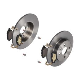 Brembo Bremsensatz, Scheibenbremse 1420-53607 hinten rechts links voll 264mm f&uuml;r KIA GENERAL MOTORS SATURN VAUXHALL OPEL 1605967 93169164 93169143