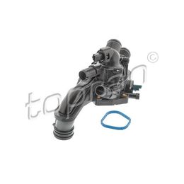 TOPRAN Thermostatgeh&auml;use 502 375 Stirnseitig vormontiert f&uuml;r PEUGEOT MINI CITRO&Euml;N BMW DS 11538699290 9810916980 1336Z6