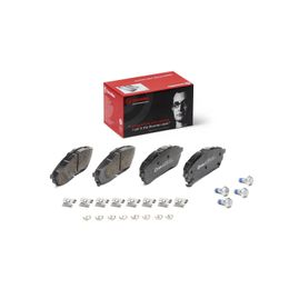 Brembo Bremsbelagsatz, Scheibenbremse P 24 235 vorne rechts links mit Zubeh&ouml;r f&uuml;r FORD AUSTRALIA 2230083 JB3C2M007AB EB3Z2200B