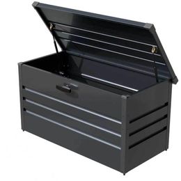 Wellker Gartenbox 320 L Metall Auflagenbox anthrazit g&uuml;nstig