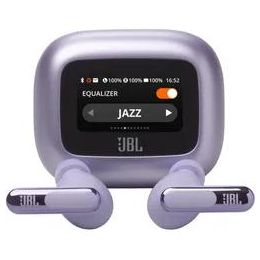 JBL wireless In-Ear-Kopfh&ouml;rer "LIVE BEAM 3", lila (violett), B:10cm H:6cm T:19cm, Kopfh&ouml;rer, True Adaptive Noise Cancelling, IP55, Personi-Fi 3.0