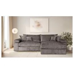 Ecksofa Home Affaire "Soft&Cosy XXL L-Form, B: 303 cm - OTTO. Verl&auml;ssliche Qualit&auml;t.", beige (taupe), B:303cm T:187cm, 100% Polyester, Sofas, Ecksofa, Mega-Sofa, Cord oder Chenille-Struktur, mit Federkern & 4 Zierkissen, Topseller