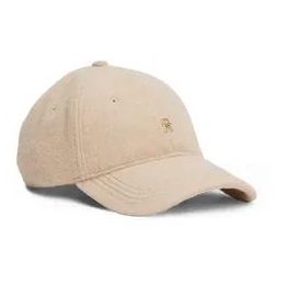 Baseball Cap Tommy Hilfiger "TH ELEVATED CHIC WOOL CAP", Damen, sandalwood, Pl&uuml;sch, Wolle, unifarben, Caps, Gr&ouml;&szlig;enverstellbar