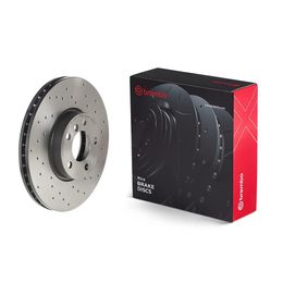 Brembo Bremsscheibe 09.9923.1X vorne rechts links Gelocht 332mm f&uuml;r BMW 34116793245 34116868939 34116771985