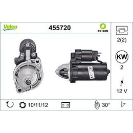 Valeo Starter 455720 f&uuml;r SSANGYONG Mercedes (FJDA)