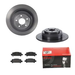 Brembo Bremsensatz-Hinterachse COATED DISC LINE / STANDARD IJDTIDK376 Bremsensatz, Scheibenbremse hinten rechts links voll 290mm f&uuml;r MITSUBISHI SAAB S