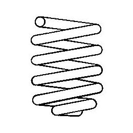 Sachs Fahrwerksfeder 996 476 hinten rechts links &Oslash;10,3mm 110mm f&uuml;r SKODA VW SEAT AUDI 1H5511115 1H5511115E 1H5511115H