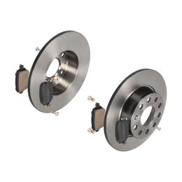 Brembo Bremsensatz-Hinterachse COATED DISC LINE / STANDARD IJDTIDKGD0 Bremsensatz, Scheibenbremse hinten rechts links voll 272mm f&uuml;r SKODA VW SEAT (FA
