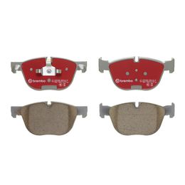 Brembo Bremsbelagsatz, Scheibenbremse P06049NX vorne rechts links mit Zubeh&ouml;r f&uuml;r BMW 34116779293 34112413052 34112413068