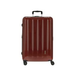 Check.In London 2.0 - 4-Rollen-Trolley 75 cm (orange) in carbon rot | Gr.: onesize