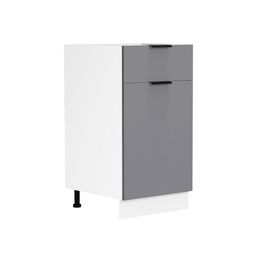 ebuy24 K&uuml;chenunterschrank Fasola Grau 40 x 46 cm | Gr.: onesize