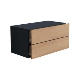 ebuy24 Nachttisch UsalL 10 Schwarz 60 x 32 cm | Gr.: onesize