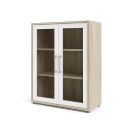 ebuy24 B&uuml;roregal Prisme Eiche Dekor 89 x 40 cm | Gr.: onesize