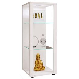 ebuy24 Vitrinenschrank Glasol 3 Wei&szlig; 35 x 35 cm | Gr.: onesize