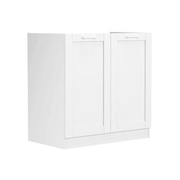 ebuy24 K&uuml;chenunterschrank Colura Wei&szlig; 80 x 46 cm | Gr.: onesize