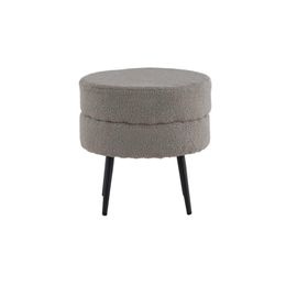 ebuy24 Pouf Pot 4 Grau 40 x 40 cm | Gr.: onesize