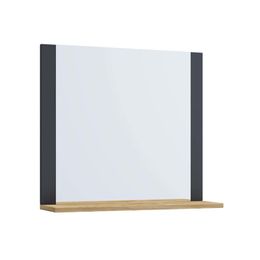 ebuy24 Spiegelschrank VCB10 Mini Eiche Dekor 60 x 17 cm | Gr.: onesize