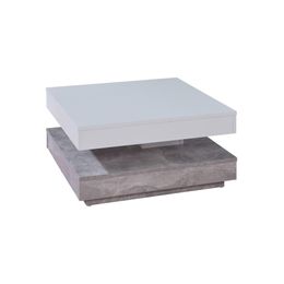 ebuy24 Couchtisch Erano Grau Beton 70 x 70 cm | Gr.: onesize
