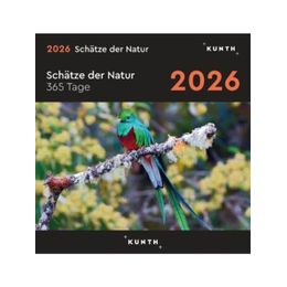 Kalender - Sch&auml;tze der Natur - KUNTH 365-Tage-Abrei&szlig;kalender 2026 | Gr.: onesize