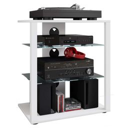 ebuy24 Hifi-M&ouml;bel Folas 1 Wei&szlig; 60 x 41 cm | Gr.: onesize