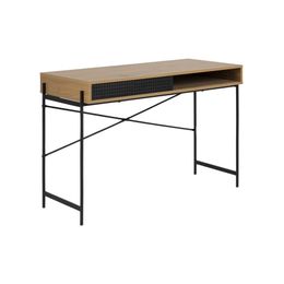 ebuy24 Schreibtisch Angus Eiche Dekor 110 x 50 cm | Gr.: onesize