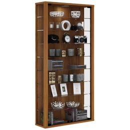 ebuy24 Vitrinenschrank Vitrosa Braun 59 x 18 cm | Gr.: onesize