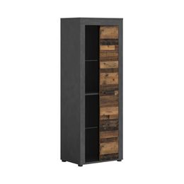 ebuy24 Vitrinenschrank Jam Natur 159 x 35 cm | Gr.: onesize