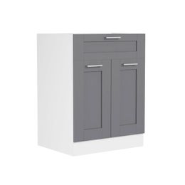 ebuy24 K&uuml;chenunterschrank Colura Grau 60 x 46 cm | Gr.: onesize