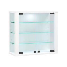 ebuy24 Vitrinenschrank VitrosaS 1 Wei&szlig; 43 x 18 cm | Gr.: onesize