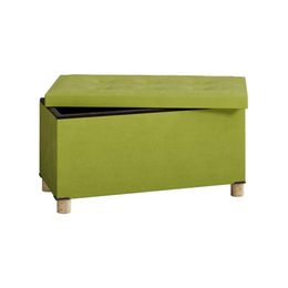 ebuy24 Pouf SizosM Hocker 1 Gr&uuml;n 76 x 38 cm | Gr.: onesize