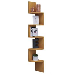 ebuy24 Eckregal Mintis Braun 20 x 20 cm | Gr.: onesize