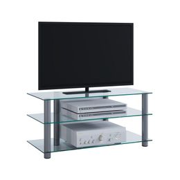 ebuy24 TV M&ouml;bel Netasa Silber 95 x 40 cm | Gr.: onesize