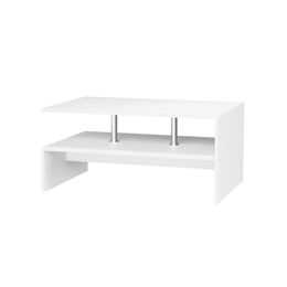 ebuy24 Couchtisch MalisoL Wei&szlig; 90 x 60 cm | Gr.: onesize