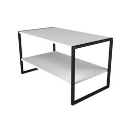 ebuy24 Couchtisch InsasiL Wei&szlig; 90 x 51 cm | Gr.: onesize