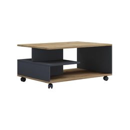ebuy24 Couchtisch StangoL dekor Anthrazit 80 x 50 cm | Gr.: onesize