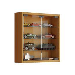 ebuy24 Vitrinenschrank Mandosa Braun 40 x 10 cm | Gr.: onesize