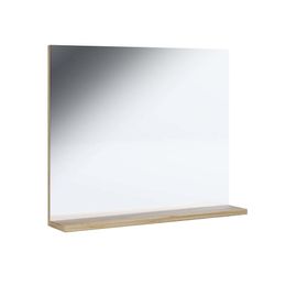ebuy24 Badspiegel Landos Wei&szlig; 50 x 10 cm | Gr.: onesize