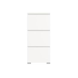 ebuy24 Schuhschrank Shoelove Wei&szlig; 60 x 18 cm | Gr.: onesize