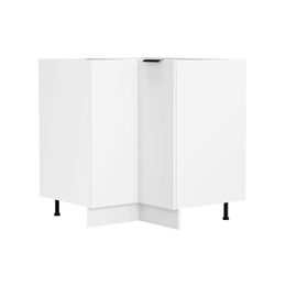 ebuy24 K&uuml;chenunterschrank Fasola Wei&szlig; 76 x 76 cm | Gr.: onesize