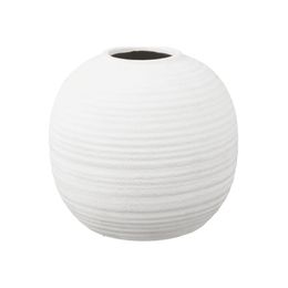 ebuy24 Vase Sona Wei&szlig; 30 x 30 cm | Gr.: onesize